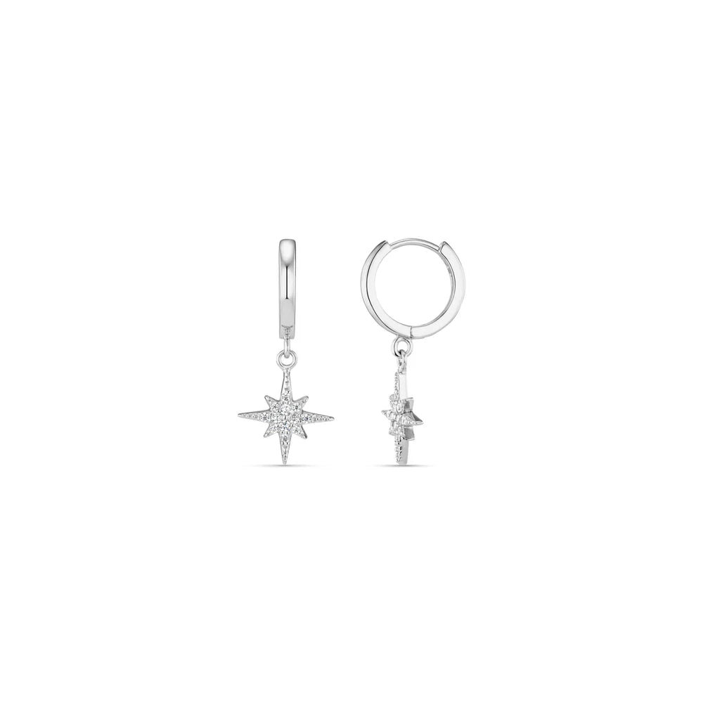 The Vudu Earrings | White 18k – Maya & Henry's